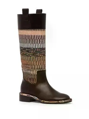 Missoni Panelled Knee-high Boots