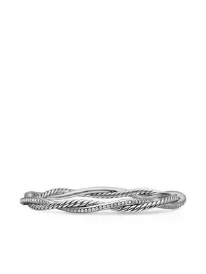 David Yurman Sterling And Diamond Infinity Bracelet - Silver