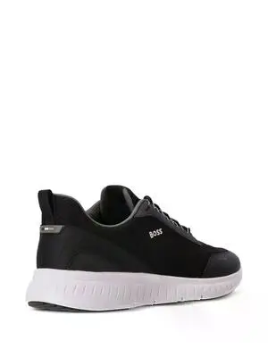 BOSS Light Sneakers With Front Lace-up Fastening