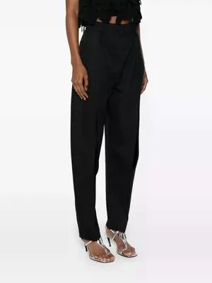 A.W.A.K.E. Mode High-waisted Trousers With Slit Detail