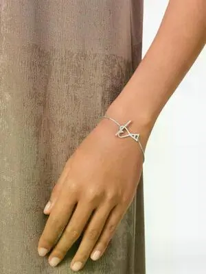 AMI Paris De Coeur T-bar Bracelet - Silver