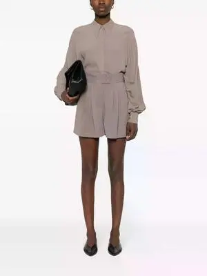 STYLAND Pleated High-waist Tailored Shorts