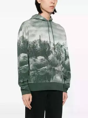 Maison Kitsuné Landscape Printed Hoodie