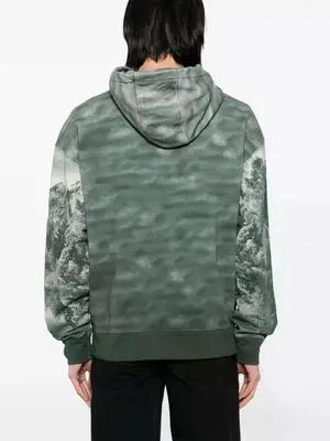 Maison Kitsuné Landscape Printed Hoodie