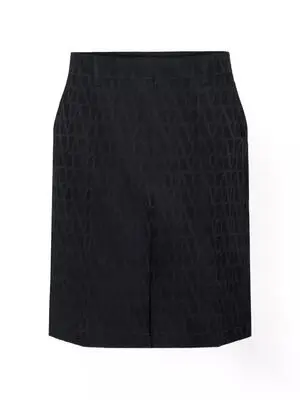 Valentino Garavani Toile Iconograph Silk Bermuda Shorts