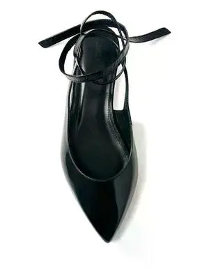 ALOHAS Ribbon Pointed Ballerinas