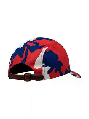 Supreme Washed Chino Twill Camp Cap - Red