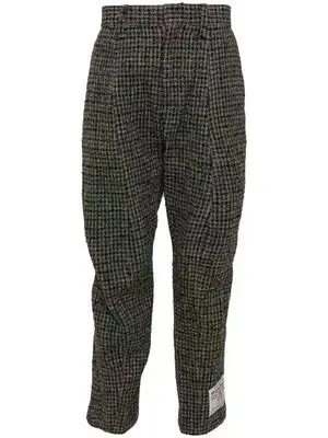 DOUBLET Zombie Silhouette Tweed Trousers - Grey