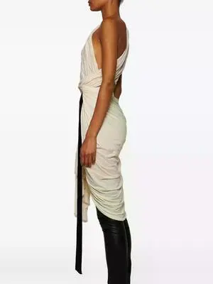 Rick Owens Asymmetric Draped Dress