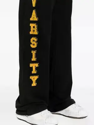 Amiri Flocked-logo Cotton Track Pants