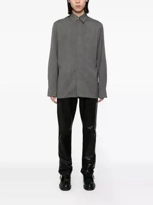 JIL SANDER Felted Wool Flannel Shirt