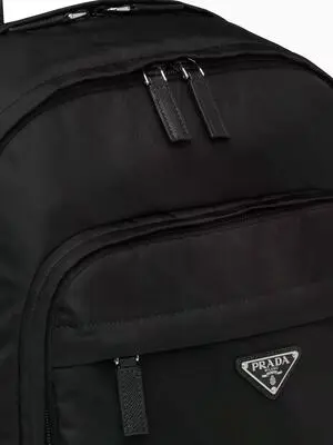 Prada Re-nylon Backpack With Saffiano Leather Accents