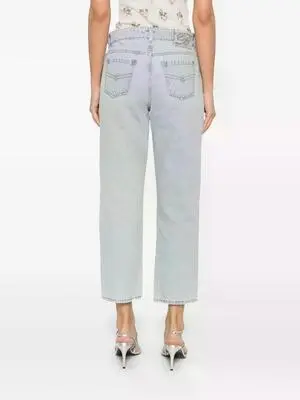 Blumarine Logo-embroidered Jeans