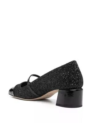 JIMMY CHOO Elisa 45mm Glitter Pumps