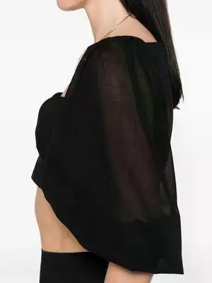 Philosophy Di Lorenzo Serafini Voile Cropped Top
