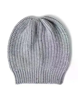 Brunello Cucinelli Ribbed Knit Beanie