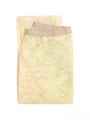 Valentino Garavani Rebrodé Lace Tights - Neutrals