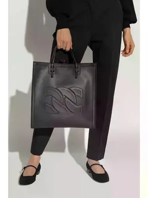 Casadei Beaurivage Leather Tote Bag