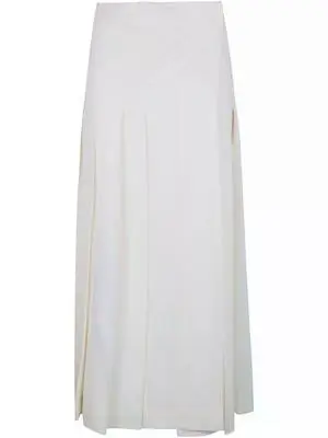 P.a.r.o.s.h Maxi Pleated Skirt With Side Slit