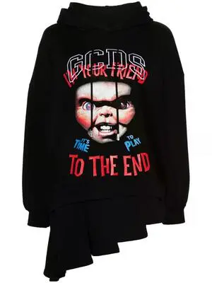 Gcds Printed Sweatshirts Hoodies For Women