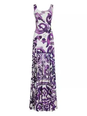 Dolce & Gabbana Scoop Neck Day Dresses