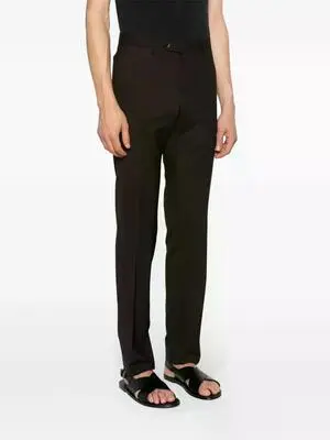 PT TORINO Mid-rise Slim-fit Trousers - Brown
