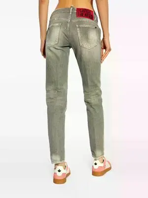 Dsquared2 Cotton Blend Jeans - Grey