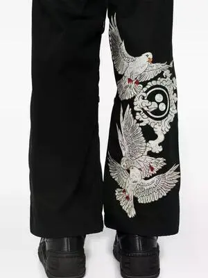 MAHARISHI Embroidered Straight-leg Trousers