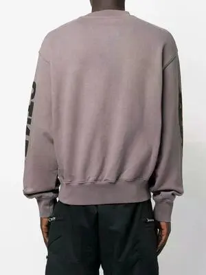 Heron Preston Flaming Skull Graphic Sweatshirt