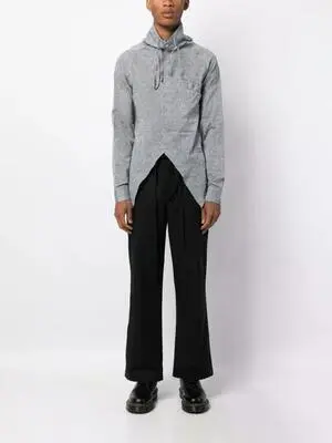 PRIVATE STOCK LABS The Paradis Polka-dot Print Shirt - Blue
