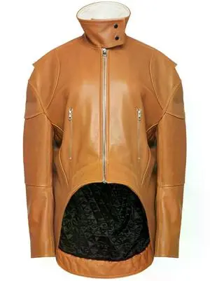 JW Anderson Curved Leather Jacket