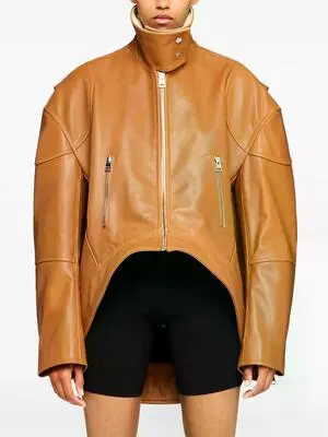 JW Anderson Curved Leather Jacket