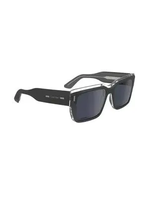 Calvin Klein Rectangle-frame Sunglasses - Black
