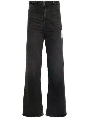 Mihara Yasuhiro Wide Leg Jeans - Grey