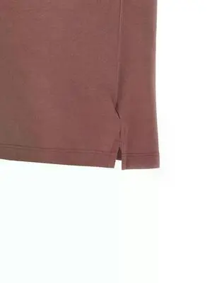 ZANONE Cotton Polo Shirt - Brown