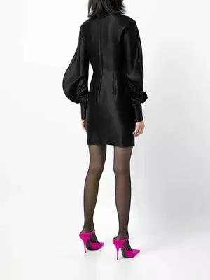 TOM FORD Puff-sleeve Duchess Silk Mini Dress