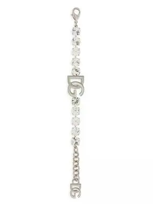 Dolce & Gabbana Dg Logo Rhinestone Bracelet