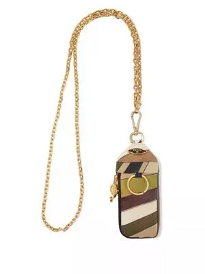Emilio Pucci Marmo-print Cardholder - Green