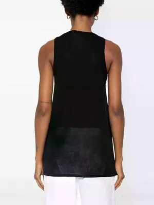 TOTEME Knitted Tank Top - Black