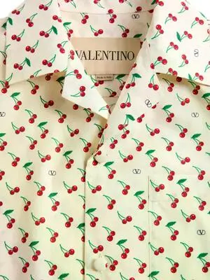 Valentino Garavani Cherryfic-print Bowling Shirt