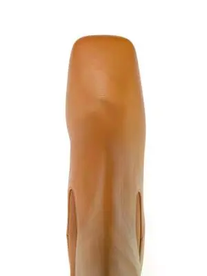 JW Anderson 65mm Chain Heel Boots - Brown