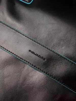 PIQUADRO Square Slim Computer Bag In Leather