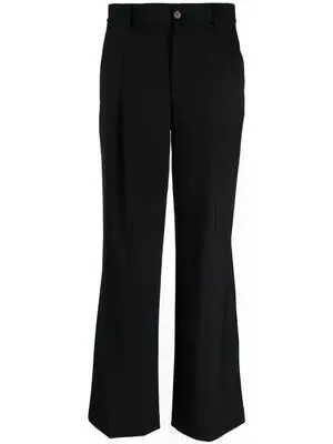 Closed Flared Trousers - Black