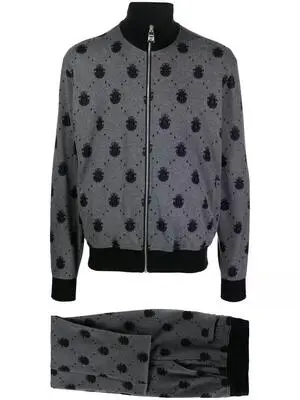 BILLIONAIRE Logo-print Track Suit Set - Grey