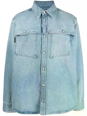 Balmain Faded Denim Shirt-jacket