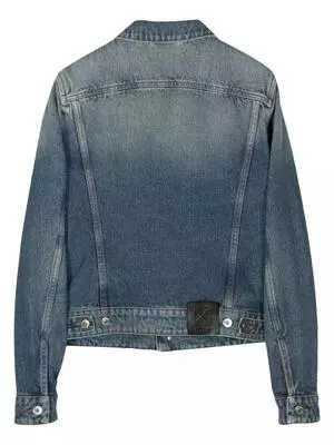 Off-White Distressed Denim Jacket