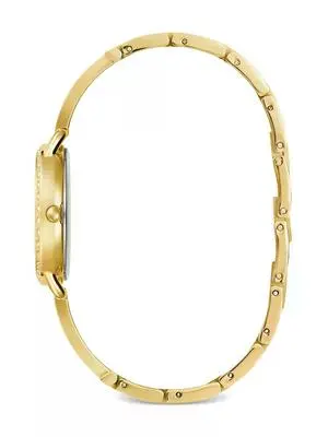 Guess Embellished Stainless Steel Bracelet Watch