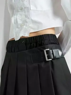 Prada Re-nylon Pleated Miniskirt