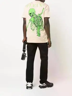 Philipp Plein Skeleton Short-sleeve T-shirt - Neutrals