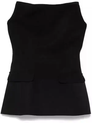 IOANA CIOLACU Corset-style Top - Black